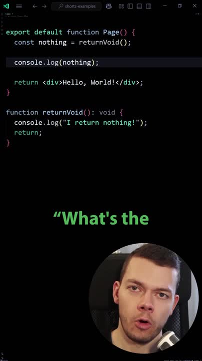 Coding in Flow on LinkedIn: Return void vs return never in TypeScript 👇 Coding in Flow on LinkedIn: Return void vs return never in TypeScript 👇