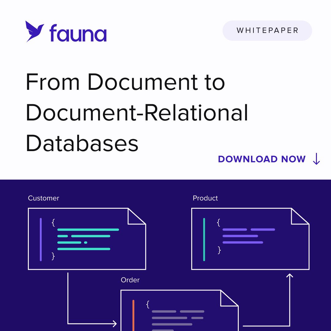 Fauna Inc. on LinkedIn: π‘ Fauna combines the best of document and ... Fauna Inc. on LinkedIn: π‘ Fauna combines the best of document and ...