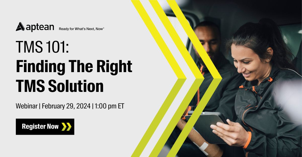 How to choose the right TMS solution for your operations | Aptean ... How to choose the right TMS solution for your operations | Aptean ...