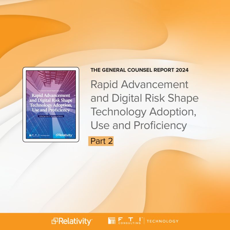 Analyst Report The General Counsel Report 2024: Rapid Advancement and ... Analyst Report The General Counsel Report 2024: Rapid Advancement and ...