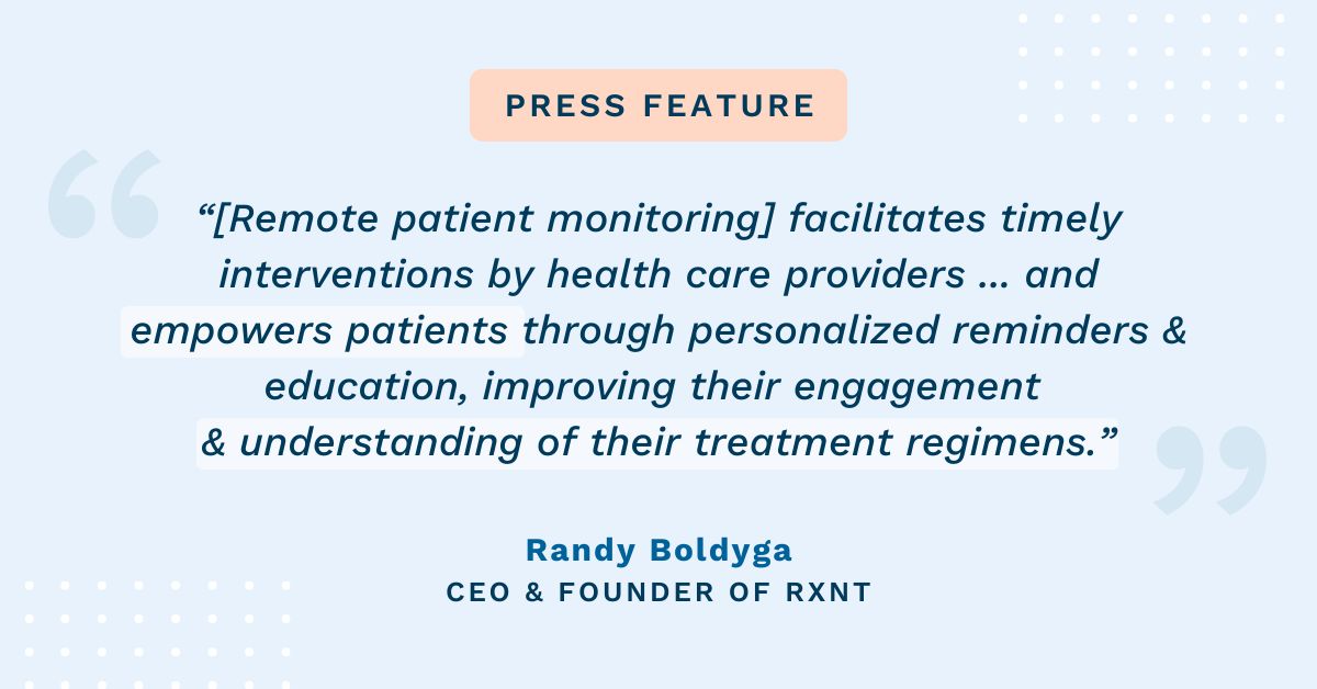 Randy Boldyga, CEO & Founder of RXNT, recently spoke with Today's… | RXNT Randy Boldyga, CEO & Founder of RXNT, recently spoke with Today's… | RXNT