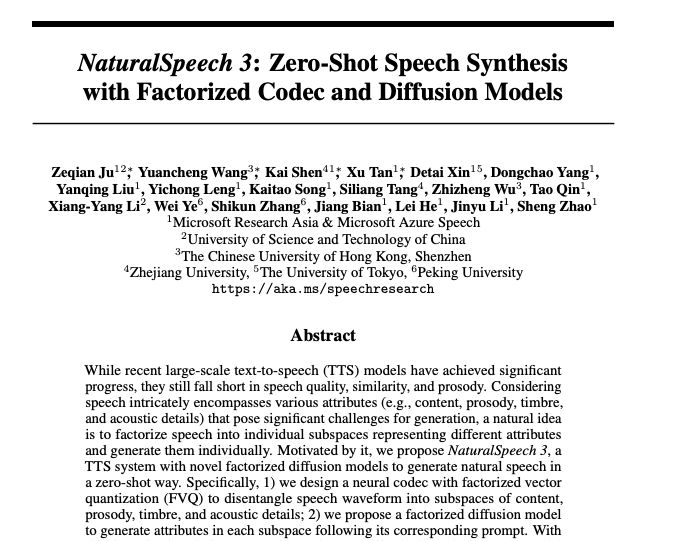 Ahsen Khaliq on LinkedIn: Microsoft presents NaturalSpeech 3 Zero-Shot ... Ahsen Khaliq on LinkedIn: Microsoft presents NaturalSpeech 3 Zero-Shot ...