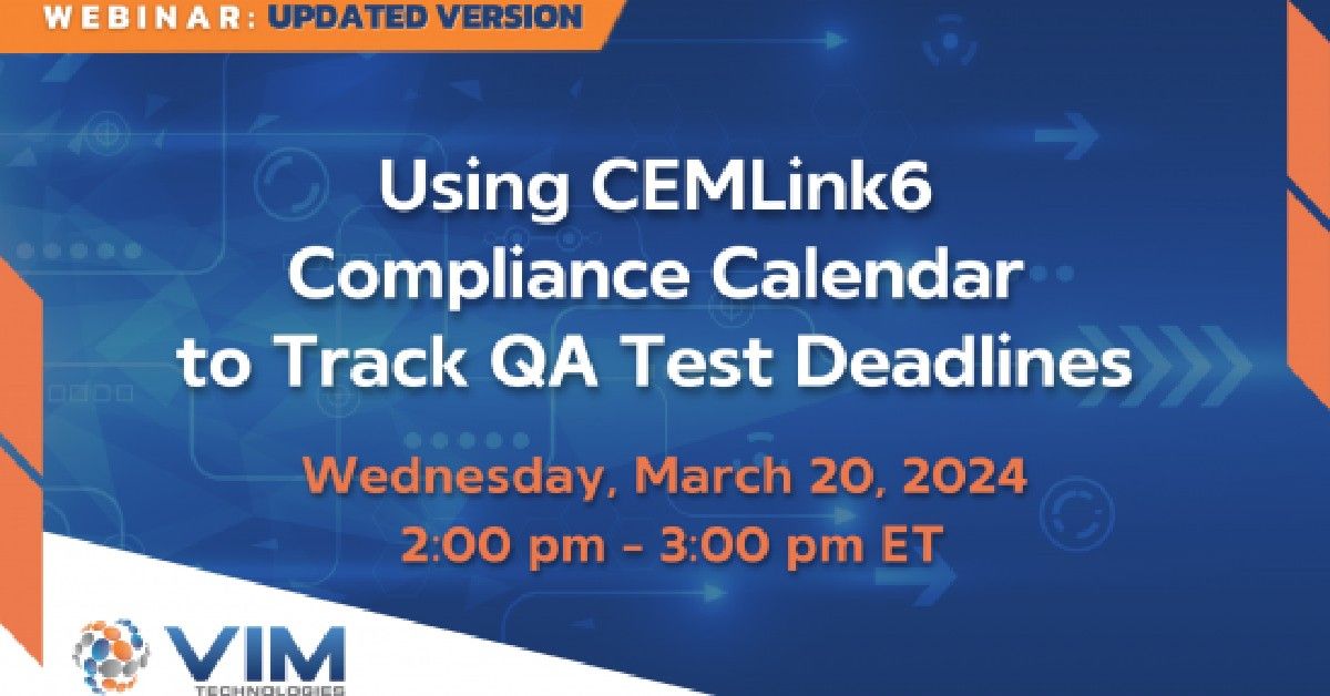VIM Technologies Inc. on LinkedIn: #vimtechnologies #webinar #cemlink6 ... VIM Technologies Inc. on LinkedIn: #vimtechnologies #webinar #cemlink6 ...