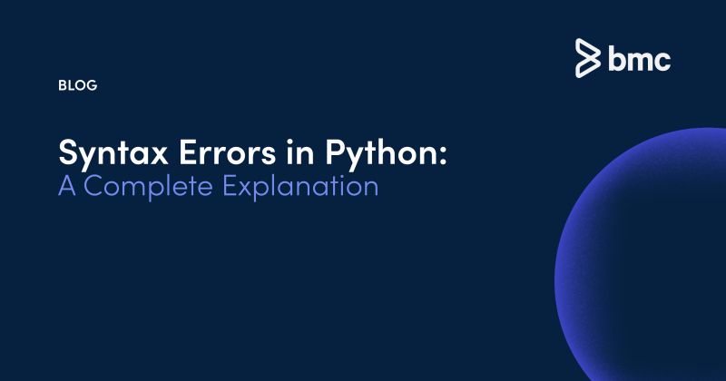 Michael Letendre on LinkedIn: Syntax Errors in Python: A Complete ... Michael Letendre on LinkedIn: Syntax Errors in Python: A Complete ...