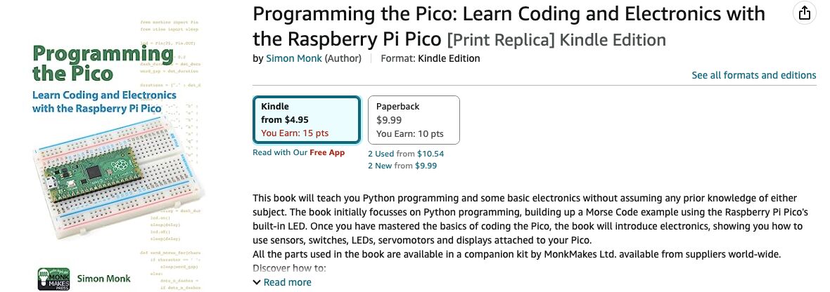 Simon Monk on LinkedIn: My book, 'Programming the Pico: Learn Coding ... Simon Monk on LinkedIn: My book, 'Programming the Pico: Learn Coding ...