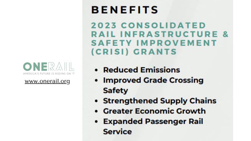 White Paper on CRISI Grants for rail | OneRail Coalition posted on the ... White Paper on CRISI Grants for rail | OneRail Coalition posted on the ...