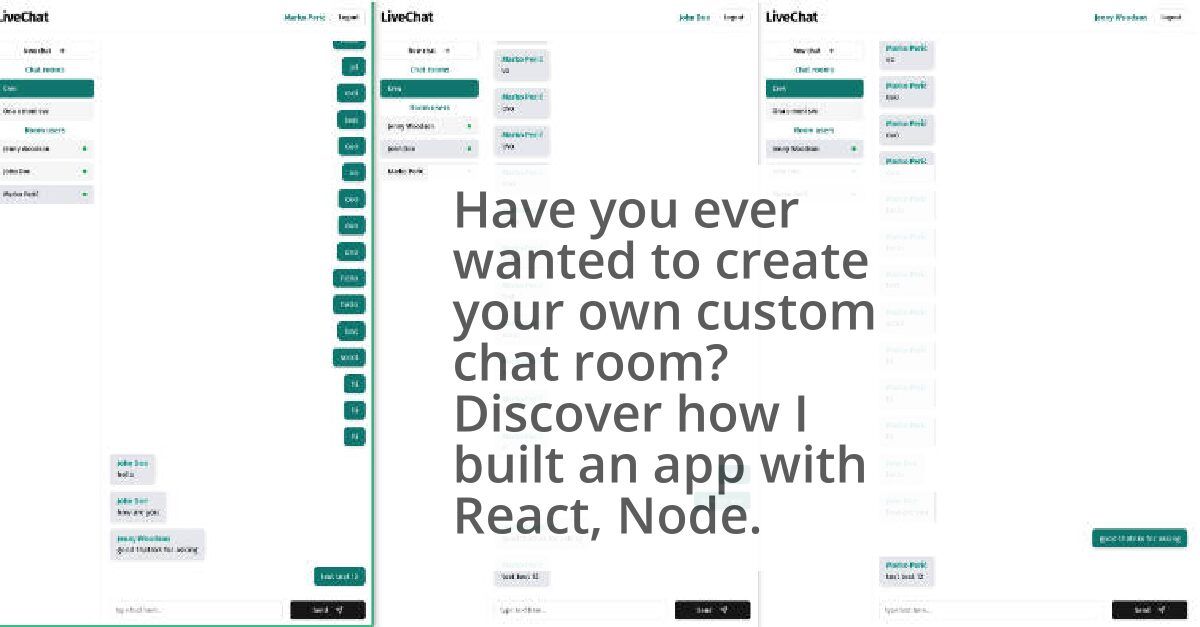 A Fullstack app chat created with React | React Jobs A Fullstack app chat created with React | React Jobs