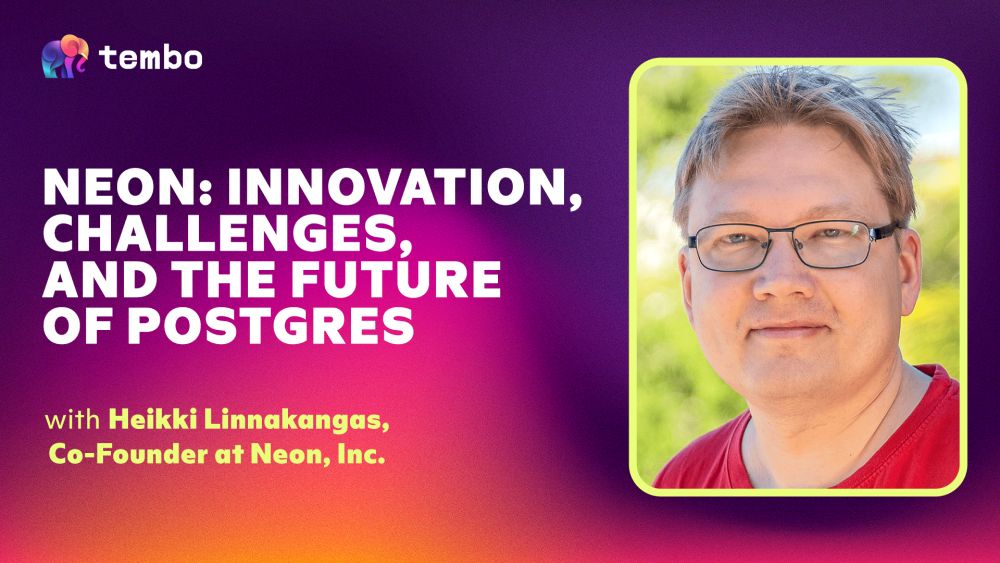 Tembo on LinkedIn: Hacking Postgres: Heikki Linnakangas | Tembo Tembo on LinkedIn: Hacking Postgres: Heikki Linnakangas | Tembo