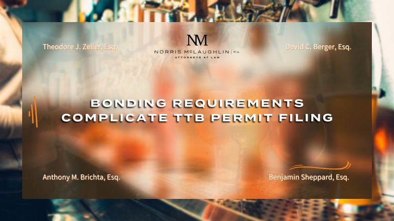 Norris McLaughlin, P.A. on LinkedIn: Bonding Requirements Complicate ... Norris McLaughlin, P.A. on LinkedIn: Bonding Requirements Complicate ...