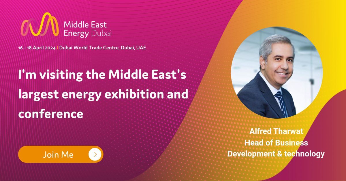 Alfred Tharwat, RCDD on LinkedIn: Middle East Energy 2024 Alfred Tharwat, RCDD on LinkedIn: Middle East Energy 2024