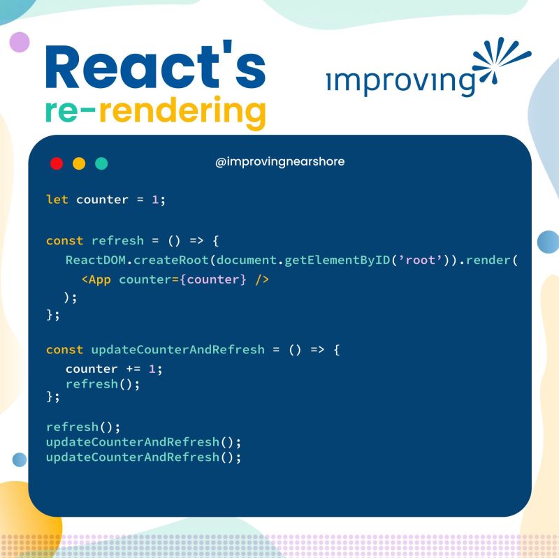 #reactjs #efficiency #coding | Improving Nearshore #reactjs #efficiency #coding | Improving Nearshore