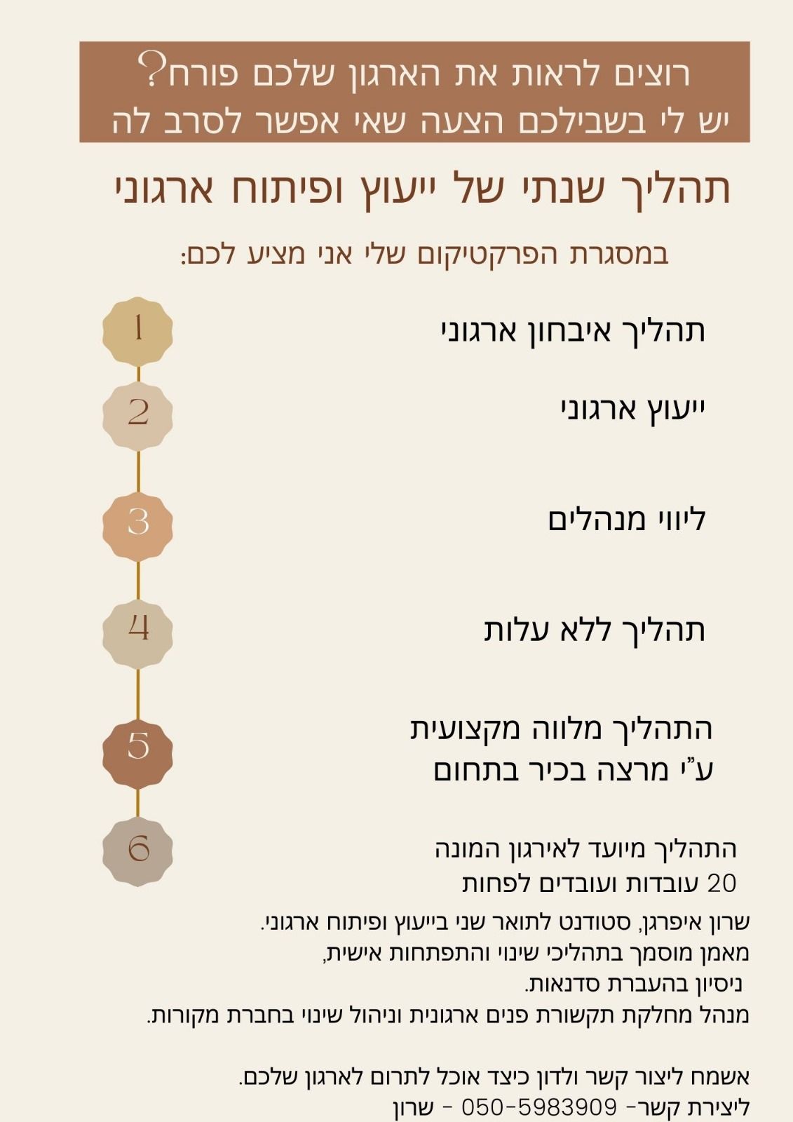 Michal Shlomy on LinkedIn: האם תרצו לראות את הארגון שלכם פורח? מהיכרות ... Michal Shlomy on LinkedIn: האם תרצו לראות את הארגון שלכם פורח? מהיכרות ...