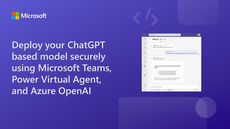 Sébastien Levert on LinkedIn: Deploy your ChatGPT based model securely ... Sébastien Levert on LinkedIn: Deploy your ChatGPT based model securely ...