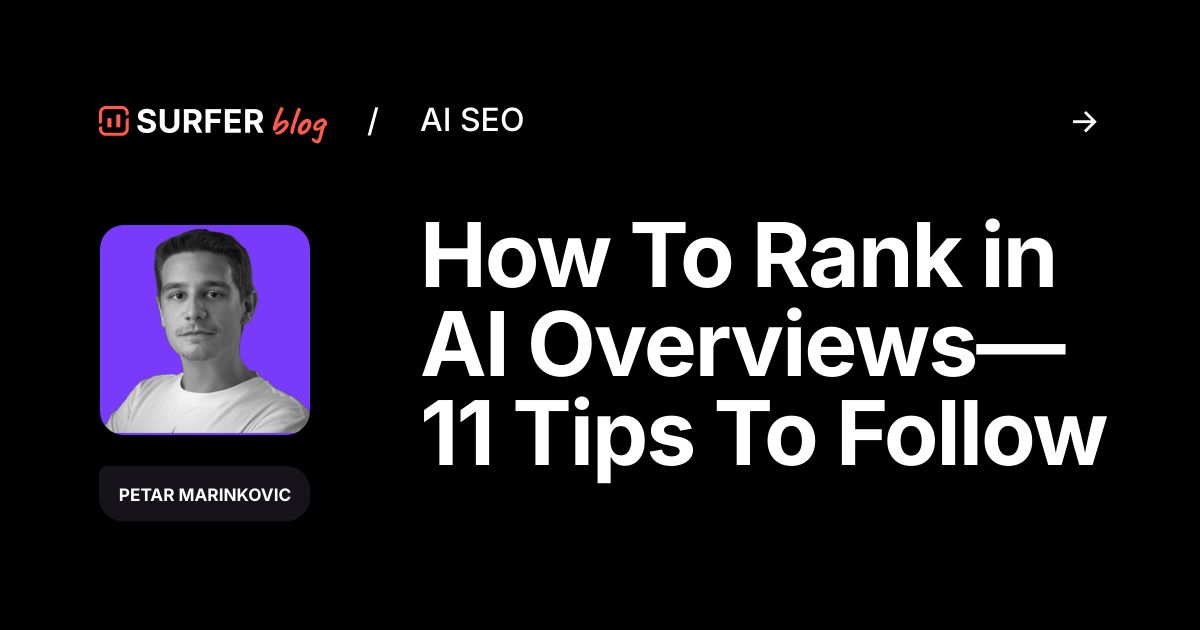 How To Rank in AI Overviews—11 Tips To Follow | Masterful Marketing® How To Rank in AI Overviews—11 Tips To Follow | Masterful Marketing®