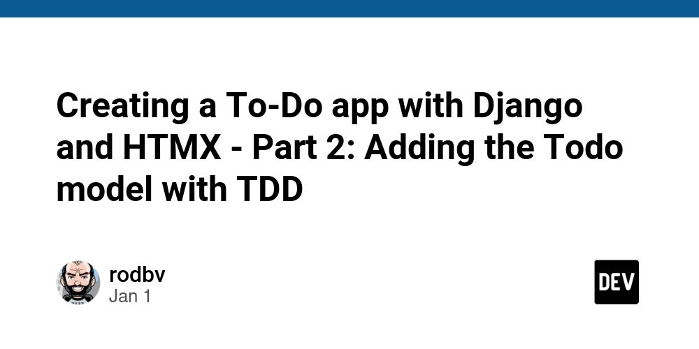 CodingCat.dev on LinkedIn: Creating a To-Do app with Django and HTMX ... CodingCat.dev on LinkedIn: Creating a To-Do app with Django and HTMX ...