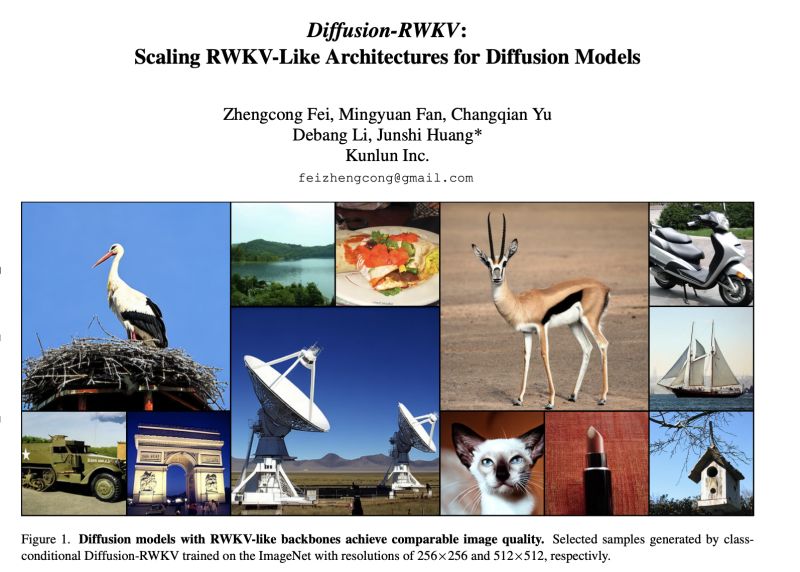 Diffusion-RWKV Scaling RWKV-Like Architectures for Diffusion… | Ahsen ... Diffusion-RWKV Scaling RWKV-Like Architectures for Diffusion… | Ahsen ...