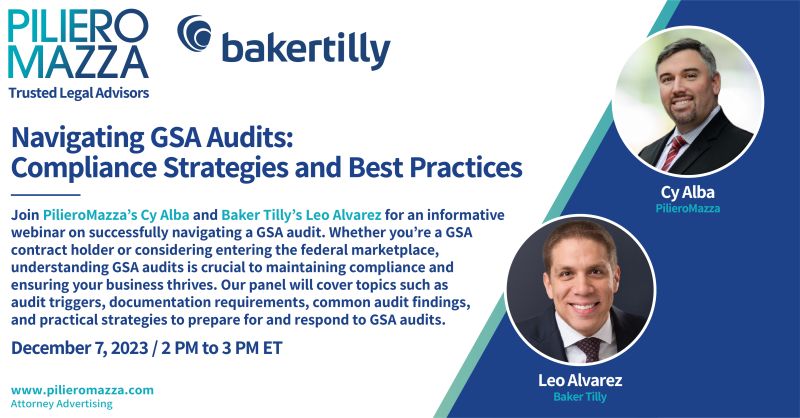 PilieroMazza PLLC on LinkedIn: #govcon #gsa PilieroMazza PLLC on LinkedIn: #govcon #gsa