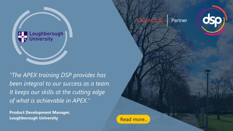 DSP: Development and APEX on LinkedIn: #oracleapex #oraclepartner #apex ... DSP: Development and APEX on LinkedIn: #oracleapex #oraclepartner #apex ...