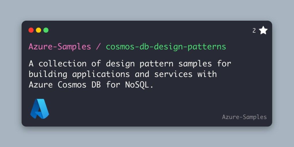 Azure Cosmos DB design patterns – Part 5: Document versioning - Azure ... Azure Cosmos DB design patterns – Part 5: Document versioning - Azure ...