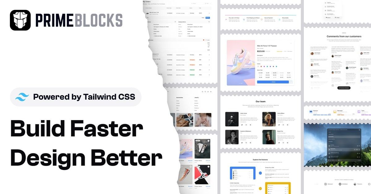 Michael Hoffmann on LinkedIn: PrimeBlocks | Tailwind CSS Components Michael Hoffmann on LinkedIn: PrimeBlocks | Tailwind CSS Components