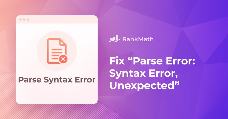 HeartWired Digital Solutions ️ on LinkedIn: How to Fix the “Parse Error ... HeartWired Digital Solutions ️ on LinkedIn: How to Fix the “Parse Error ...