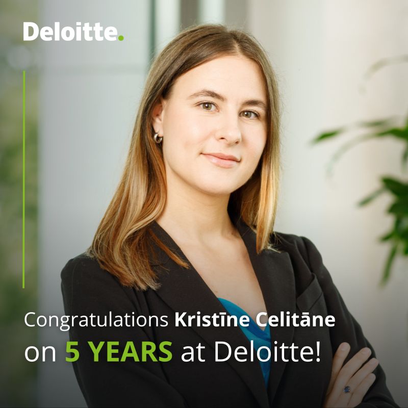 #deloittelatvia #workanniversary #5yearsatdeloitte | Deloitte #deloittelatvia #workanniversary #5yearsatdeloitte | Deloitte