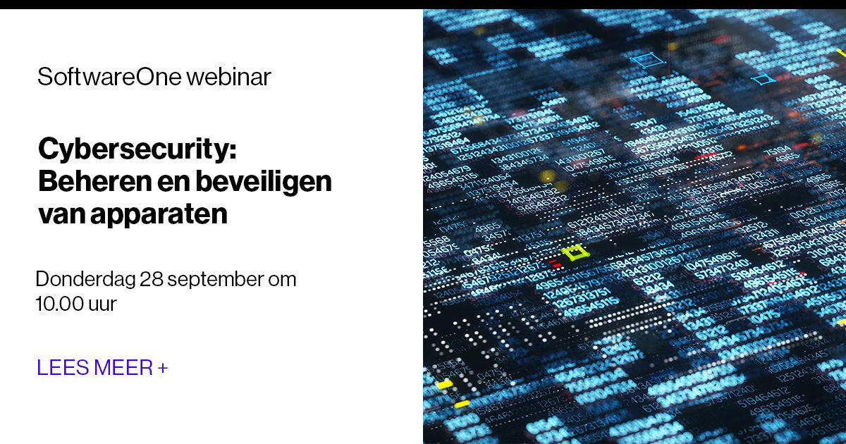 SoftwareOne Netherlands op LinkedIn: Beheren en beveiligen van ... SoftwareOne Netherlands op LinkedIn: Beheren en beveiligen van ...