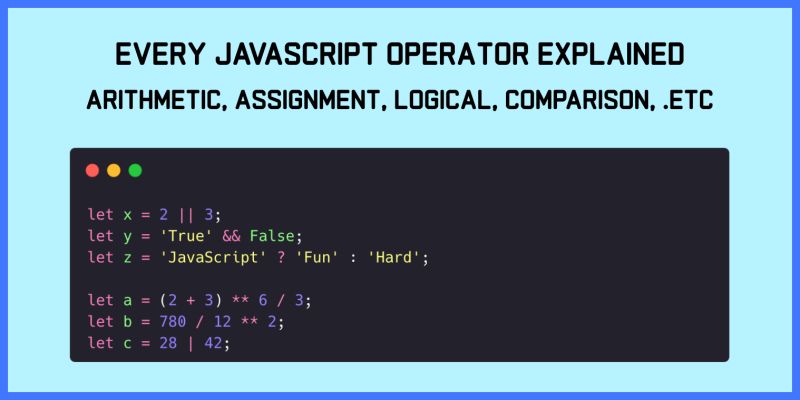 Carlos Antonio Sonora C. on LinkedIn: Learn JavaScript Operators ... Carlos Antonio Sonora C. on LinkedIn: Learn JavaScript Operators ...