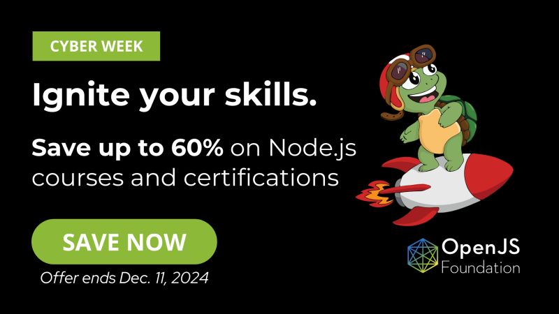 OpenJS Foundation on LinkedIn: #nodejs #cyberweek OpenJS Foundation on LinkedIn: #nodejs #cyberweek