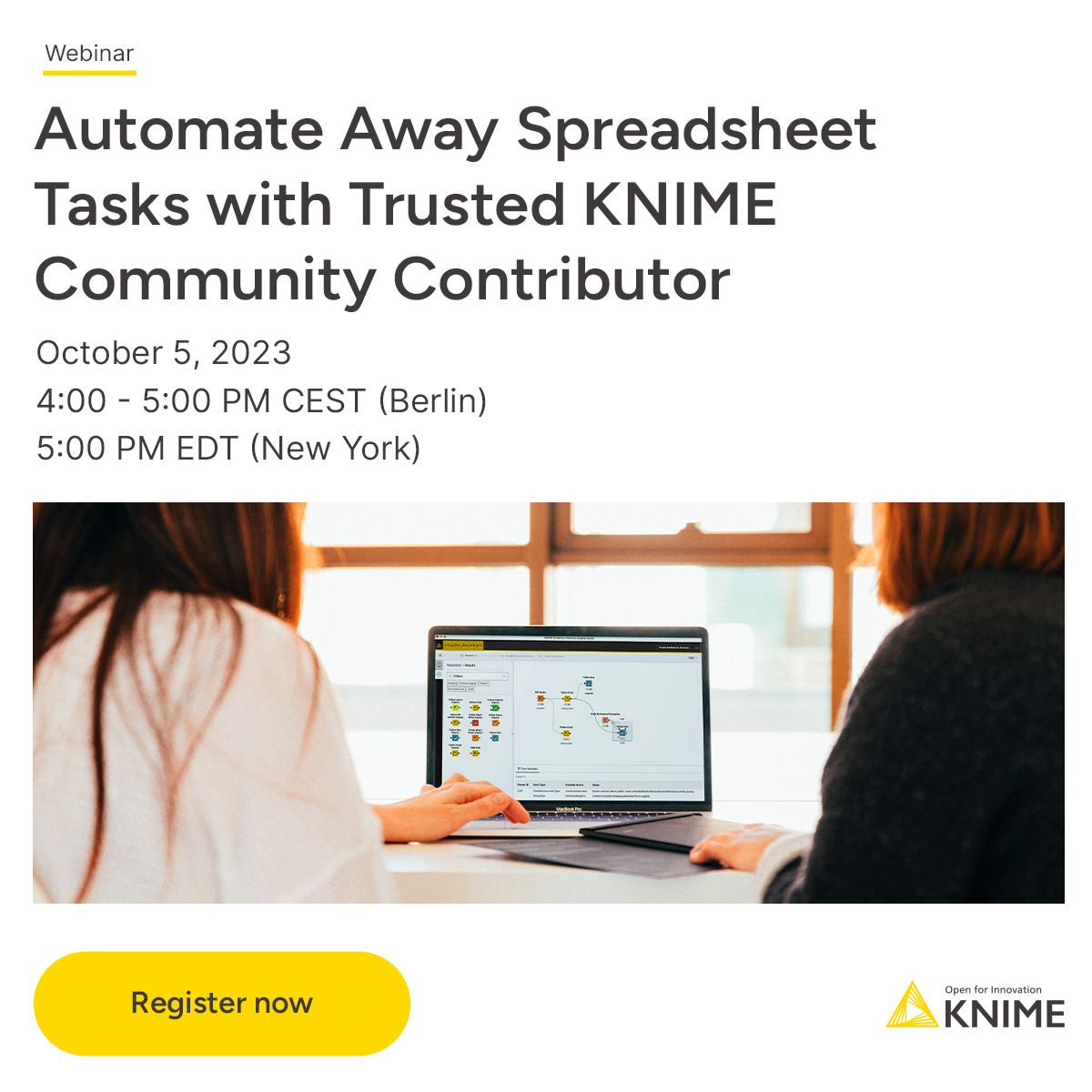 KNIME on LinkedIn: Automate Away Spreadsheet Tasks with Trusted KNIME ... KNIME on LinkedIn: Automate Away Spreadsheet Tasks with Trusted KNIME ...