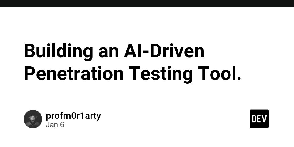 CodingCat.dev on LinkedIn: Building an AI-Driven Penetration Testing Tool. CodingCat.dev on LinkedIn: Building an AI-Driven Penetration Testing Tool.