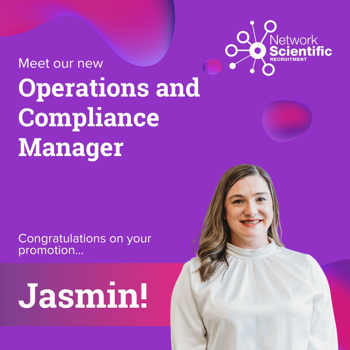 Congrats to Jasmin, our new Operations and Compliance Manager ... Congrats to Jasmin, our new Operations and Compliance Manager ...