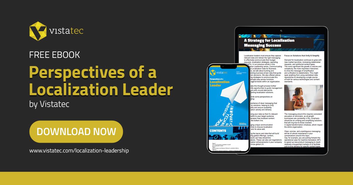 Vistatec on LinkedIn: Localization Leadership - In-depth Insights Into ... Vistatec on LinkedIn: Localization Leadership - In-depth Insights Into ...