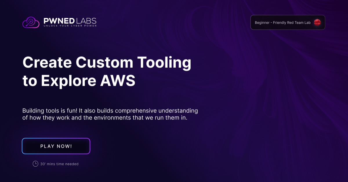 Pwned Labs on LinkedIn: New lab alert π¨ Create Custom Tooling to ... Pwned Labs on LinkedIn: New lab alert π¨ Create Custom Tooling to ...
