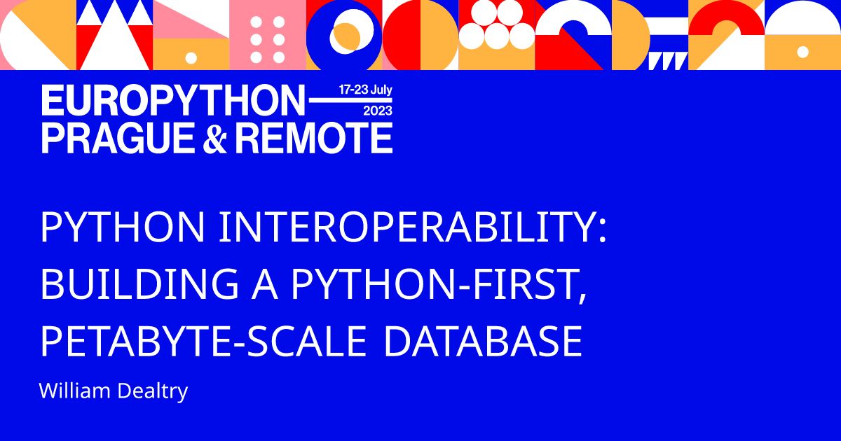 Check out William Dealtry's talk at #EuroPython2023, in their words ... Check out William Dealtry's talk at #EuroPython2023, in their words ...