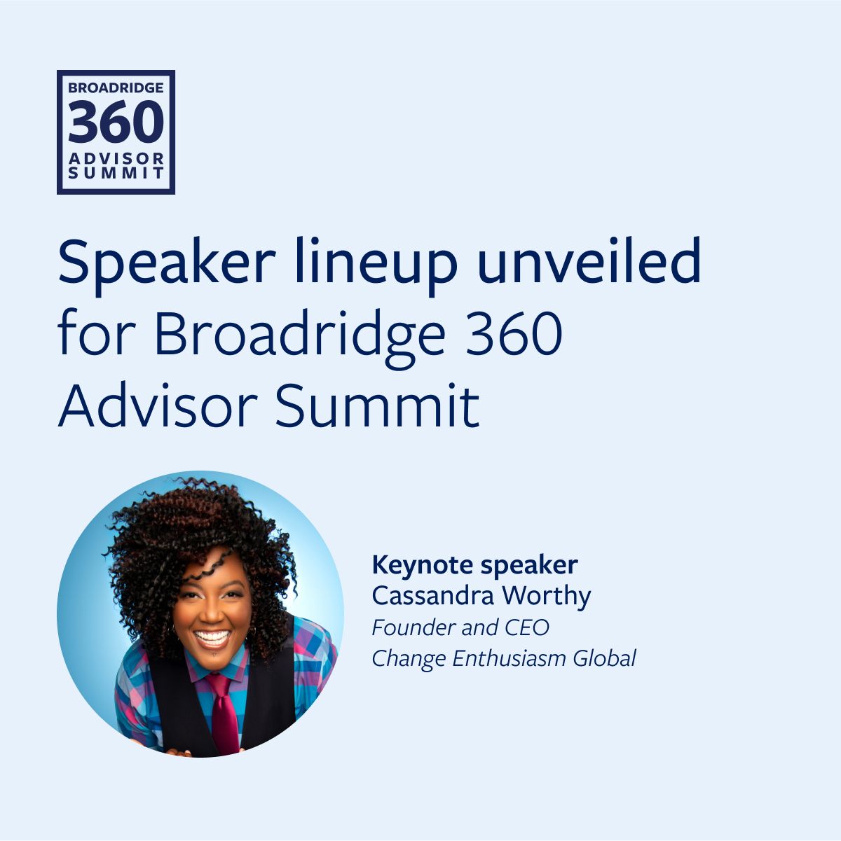 Alexandra Janocha, AIF® on LinkedIn: 2024 Broadridge 360 Advisor Summit Alexandra Janocha, AIF® on LinkedIn: 2024 Broadridge 360 Advisor Summit
