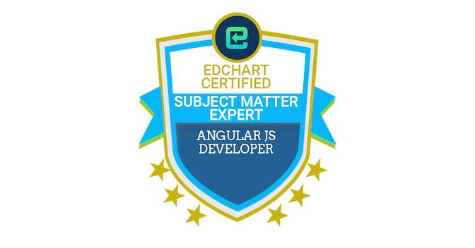 Chance C. on LinkedIn: Edchart Certified Angular JS Developer Subject ... Chance C. on LinkedIn: Edchart Certified Angular JS Developer Subject ...