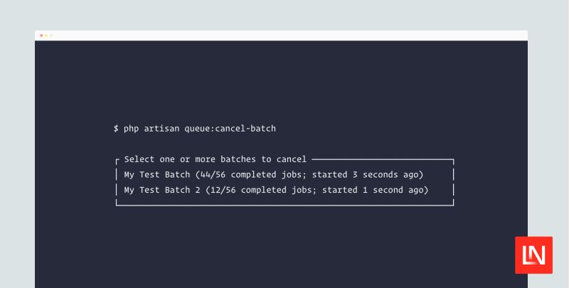 Laravel News on LinkedIn: Cancel a Specific Batch of Queued Jobs With ... Laravel News on LinkedIn: Cancel a Specific Batch of Queued Jobs With ...