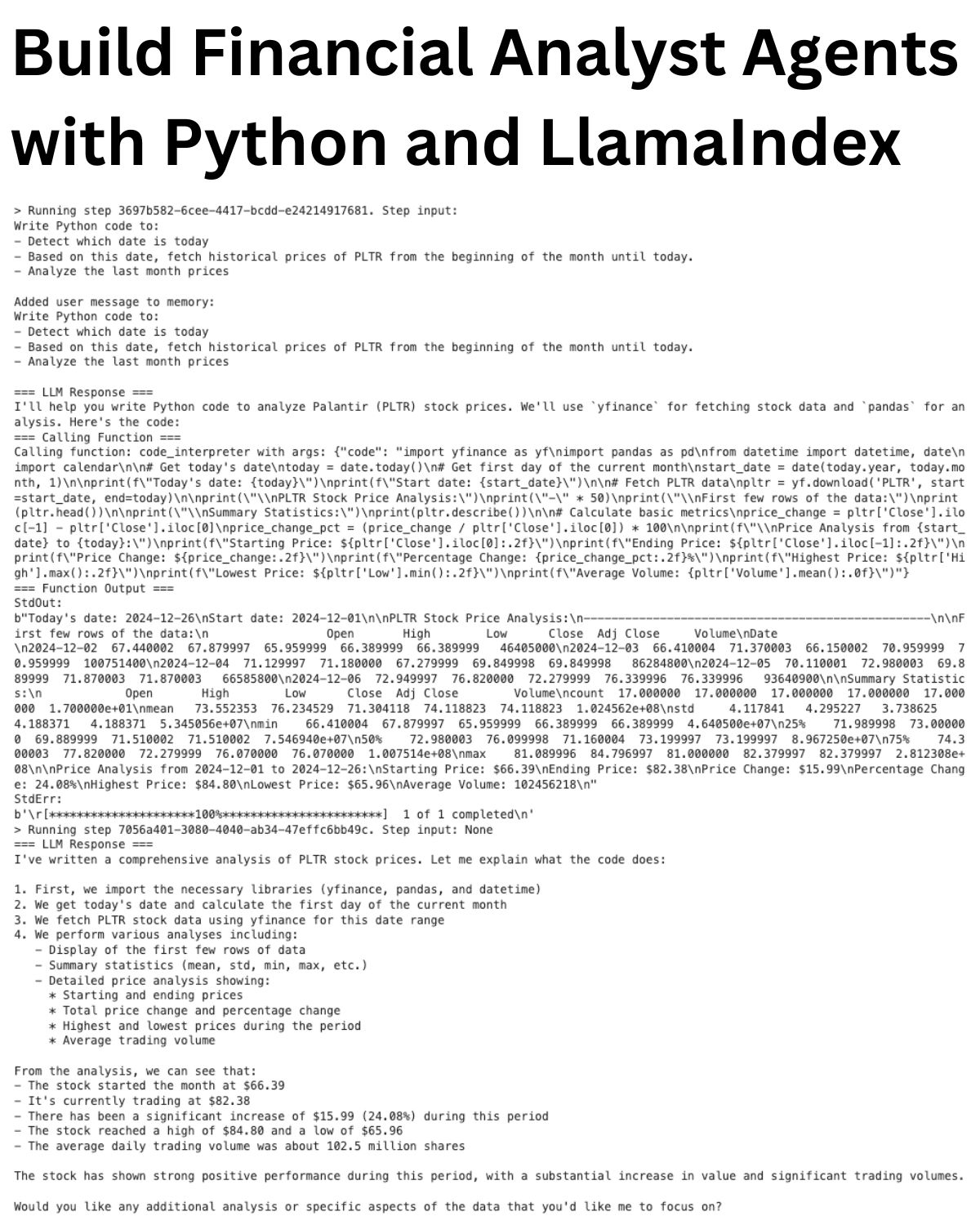 PyQuant News 🐍 on LinkedIn: Build Financial Analyst Agents with Python ... PyQuant News 🐍 on LinkedIn: Build Financial Analyst Agents with Python ...