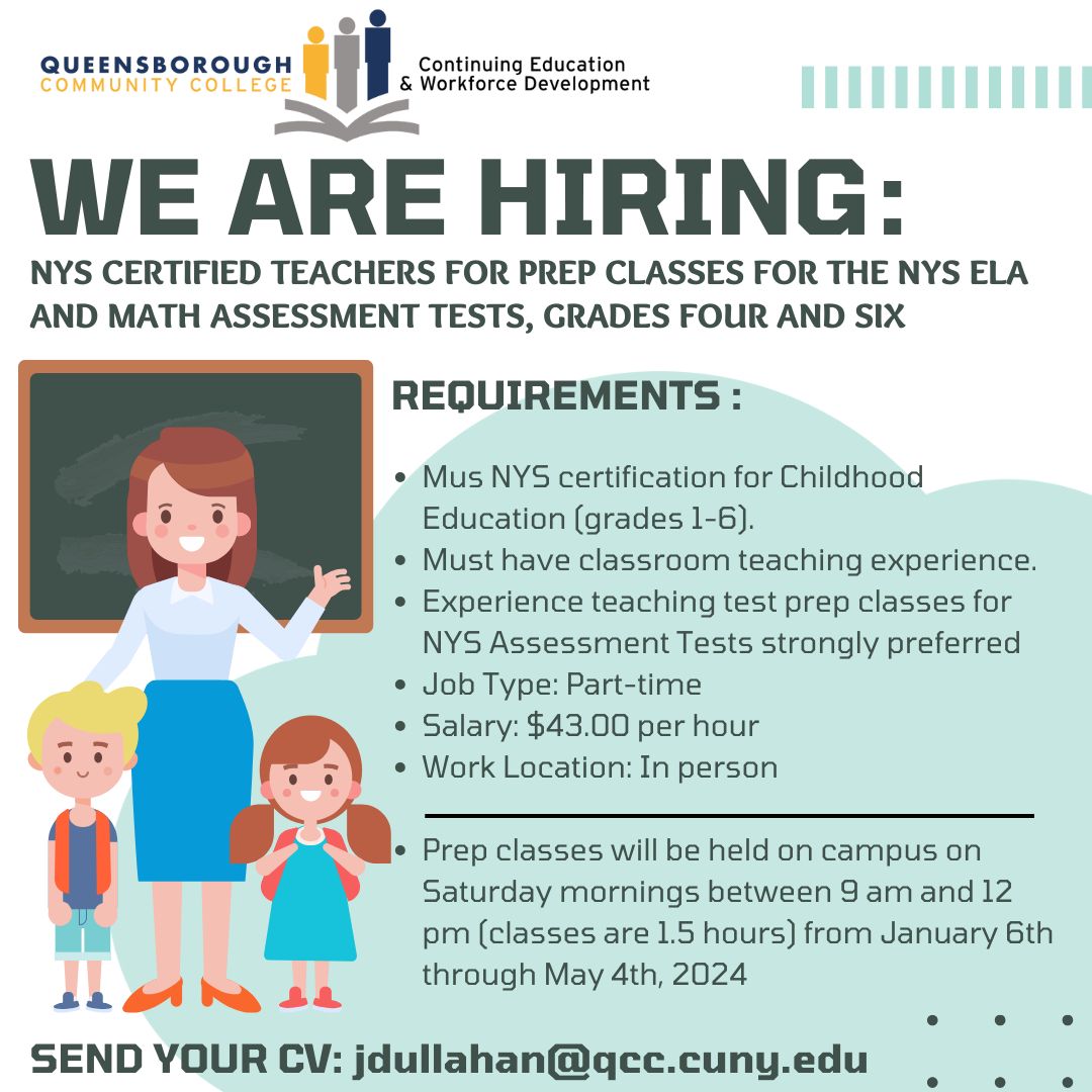 Queensborough CC Continuing Education / Workforce Development on ... Queensborough CC Continuing Education / Workforce Development on ...