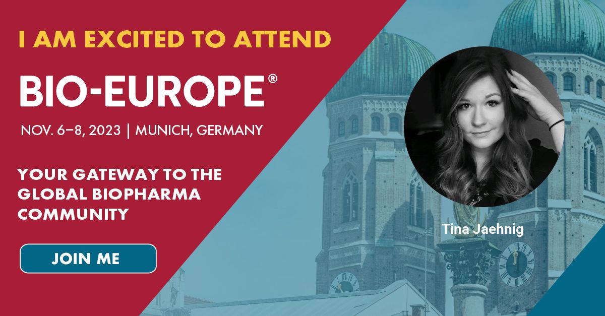 Tina Jaehnig on LinkedIn: BIO-Europe 2023 Tina Jaehnig on LinkedIn: BIO-Europe 2023