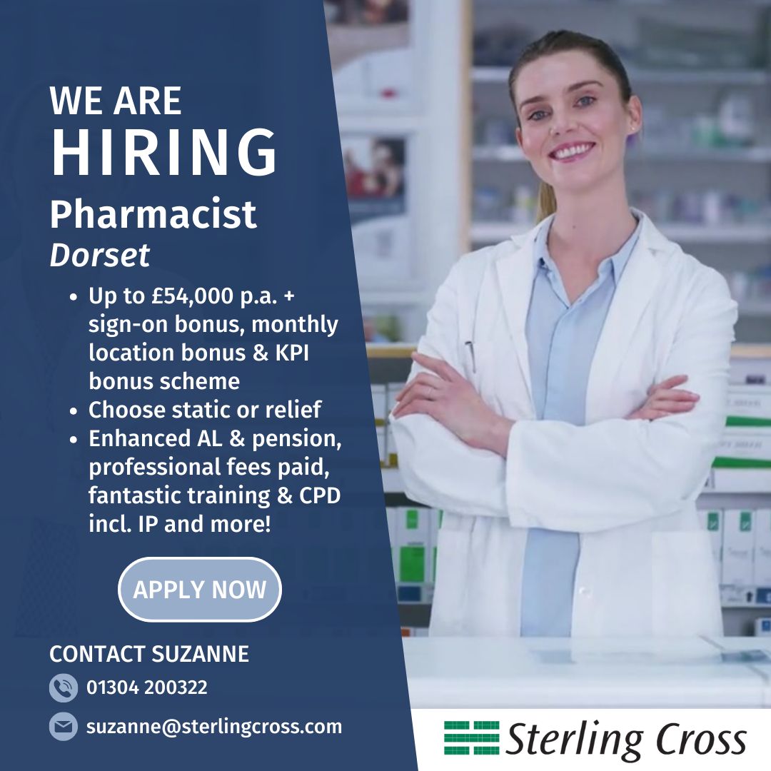 Sterling Cross Ltd on LinkedIn: #pharmacist #dorset #cpd #relocation # ... Sterling Cross Ltd on LinkedIn: #pharmacist #dorset #cpd #relocation # ...