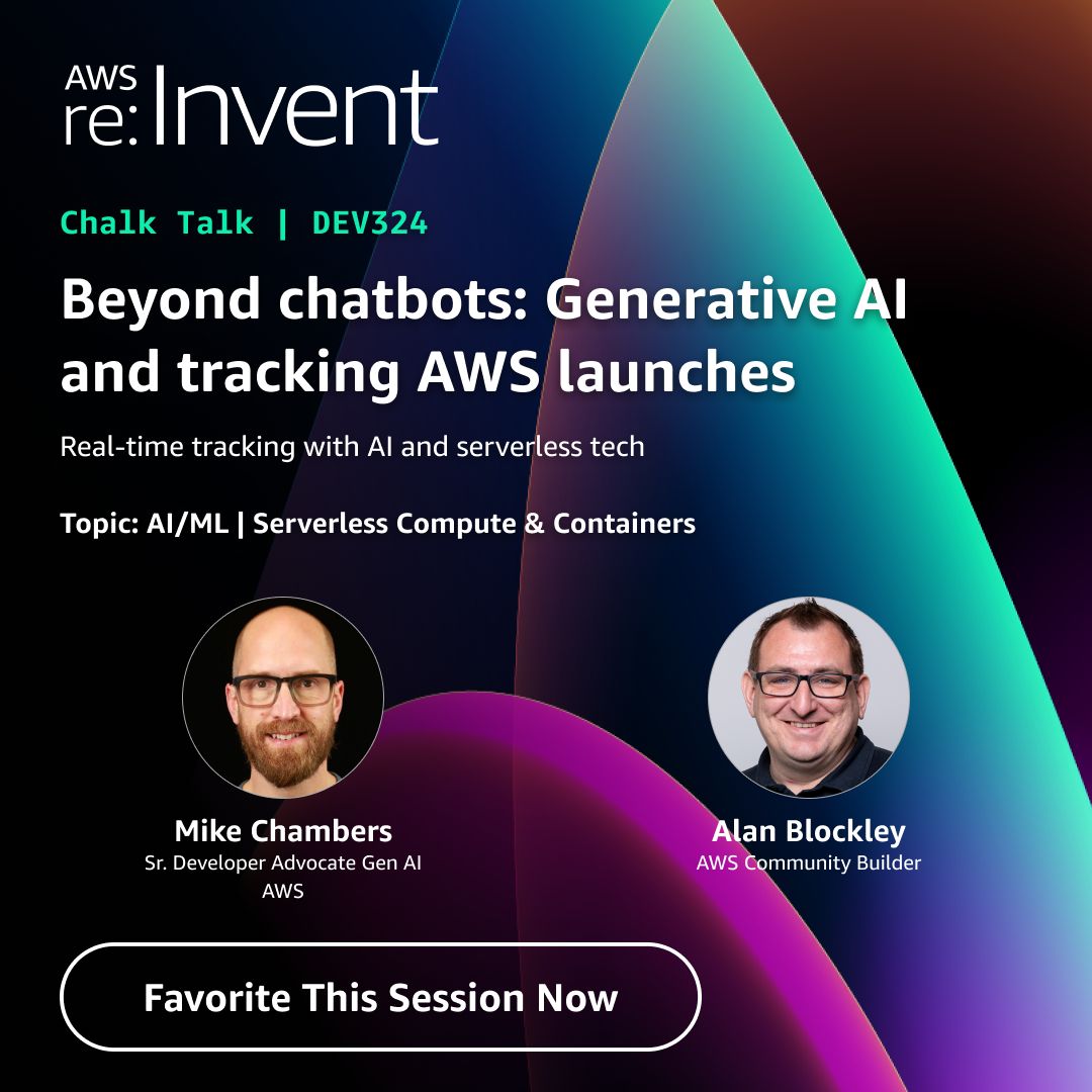 AWS Developers on LinkedIn: #aws #awsreinvent AWS Developers on LinkedIn: #aws #awsreinvent
