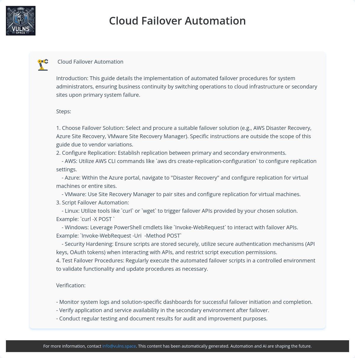 vulns.space on LinkedIn: #automation #ai #cybersecurity #infosec # ... vulns.space on LinkedIn: #automation #ai #cybersecurity #infosec # ...
