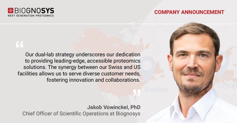 Biognosys Expands US Footprint with New Proteomics CRO Facility in ... Biognosys Expands US Footprint with New Proteomics CRO Facility in ...