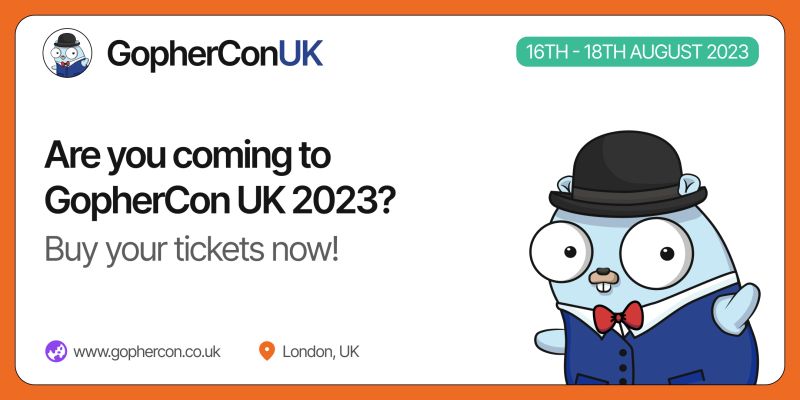 GopherCon UK on LinkedIn: #gopherconuk #golang GopherCon UK on LinkedIn: #gopherconuk #golang