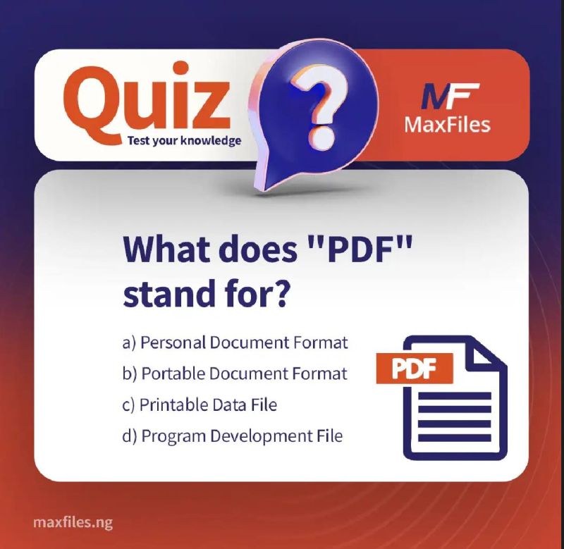 MaxFiles on LinkedIn: #techquiz #funtech #quiztime MaxFiles on LinkedIn: #techquiz #funtech #quiztime