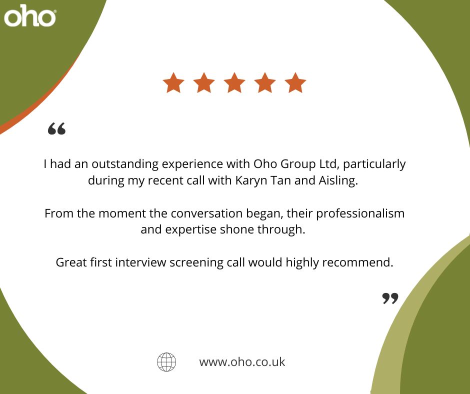 Oho Group Ltd on LinkedIn: #ohotribe #5starreview #congratulations Oho Group Ltd on LinkedIn: #ohotribe #5starreview #congratulations