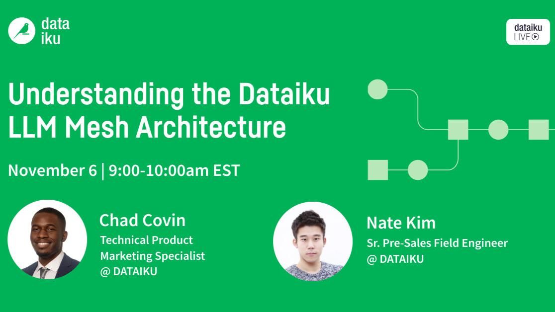 Dataiku on LinkedIn: Understanding the Dataiku LLM Mesh Architecture ... Dataiku on LinkedIn: Understanding the Dataiku LLM Mesh Architecture ...