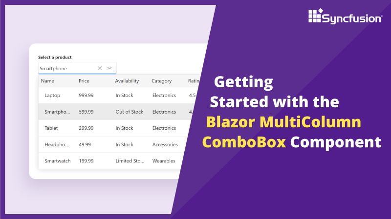 Syncfusion on LinkedIn: #blazor #dropdowns #combobox #multicolumncombobox Syncfusion on LinkedIn: #blazor #dropdowns #combobox #multicolumncombobox